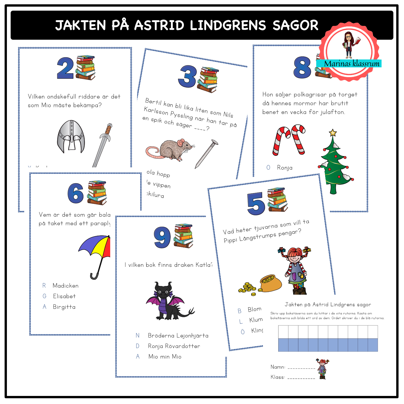 Jakten på Astrid Lindgrens barnböcker | Teach Academy Jakten på Astrid Lindgrens barnböcker | Teach Academy