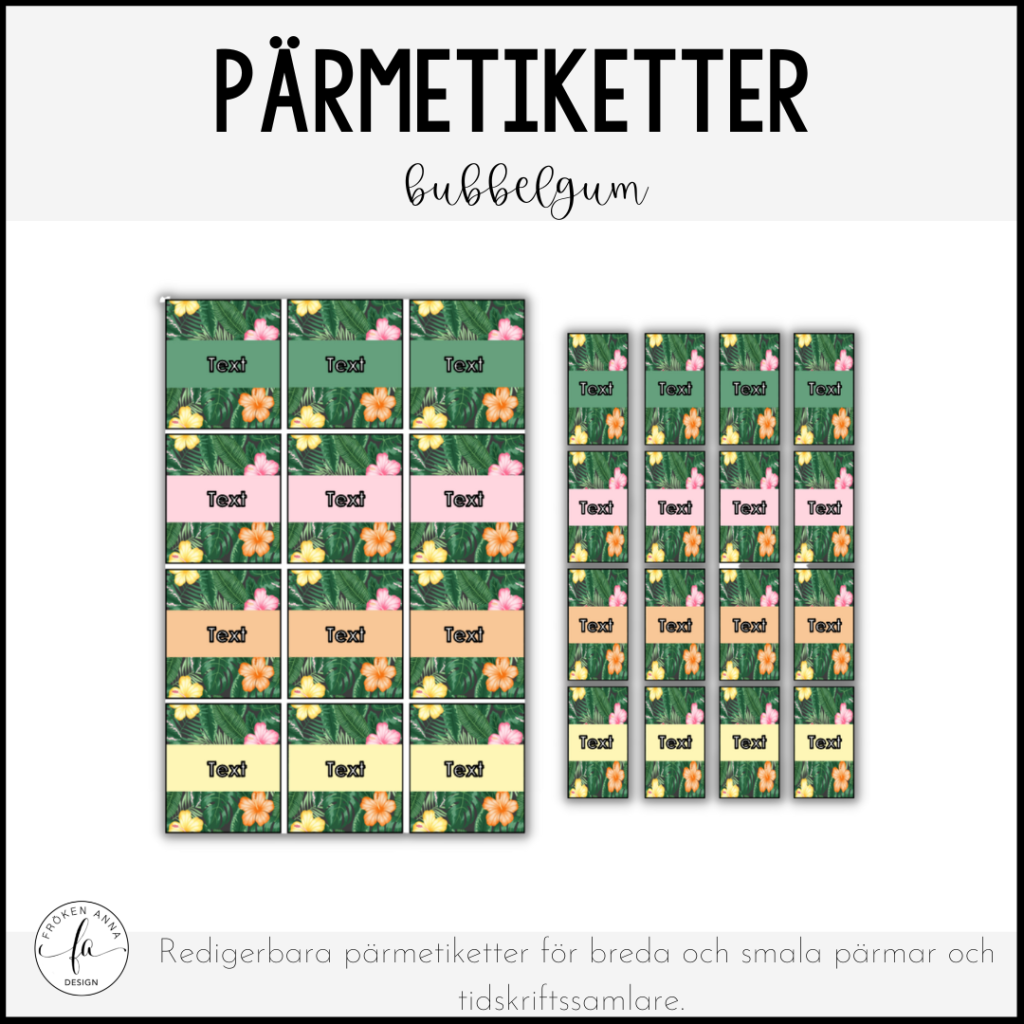 GIGANTISKT klassrumspaket: Bubbelgum | Teach Academy GIGANTISKT klassrumspaket: Bubbelgum | Teach Academy