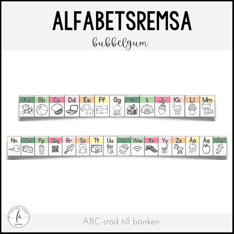 GIGANTISKT klassrumspaket: Bubbelgum | Teach Academy GIGANTISKT klassrumspaket: Bubbelgum | Teach Academy