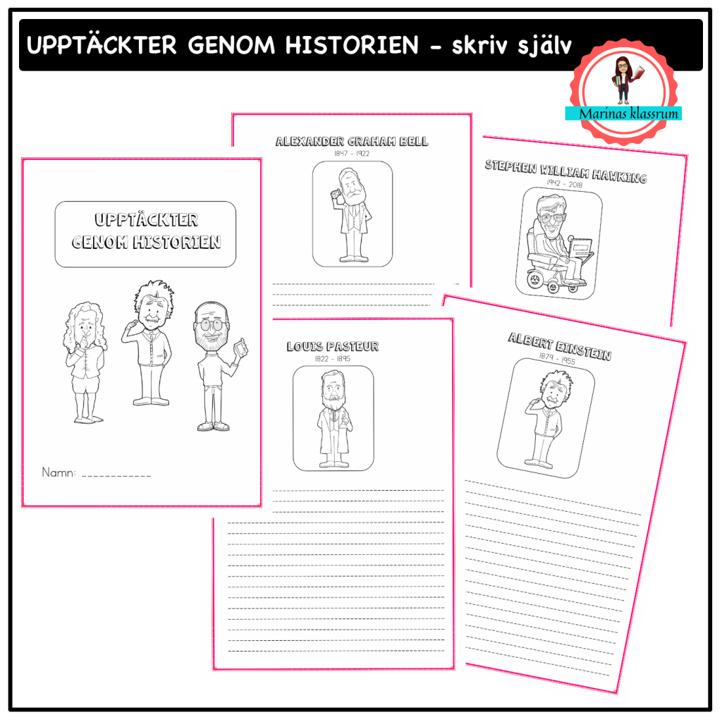 Upptäckter genom historien del 2 - skriv själv | Teach Academy Upptäckter genom historien del 2 - skriv själv | Teach Academy
