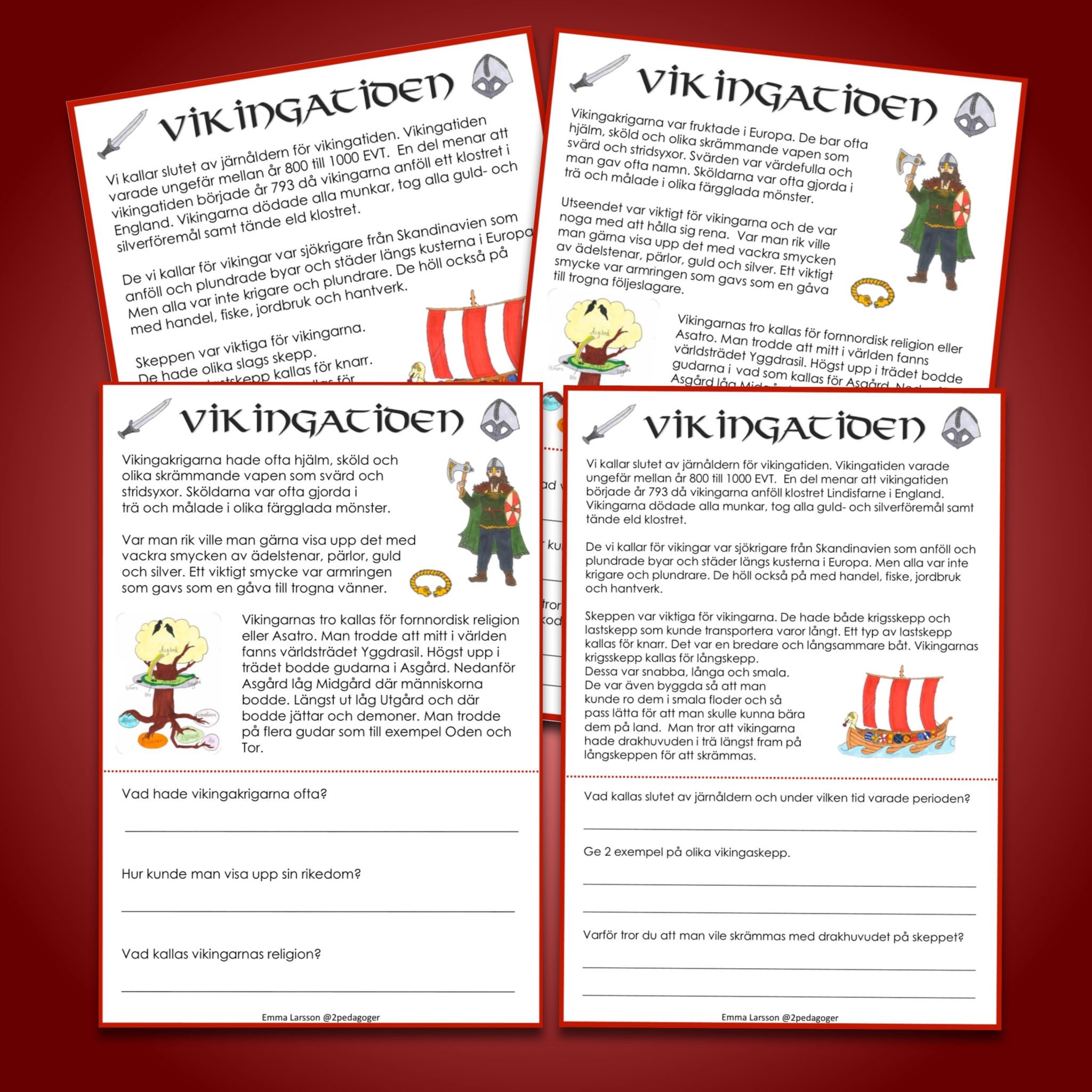 Vikingatiden - Läsförståelse | Teach Academy Vikingatiden - Läsförståelse | Teach Academy