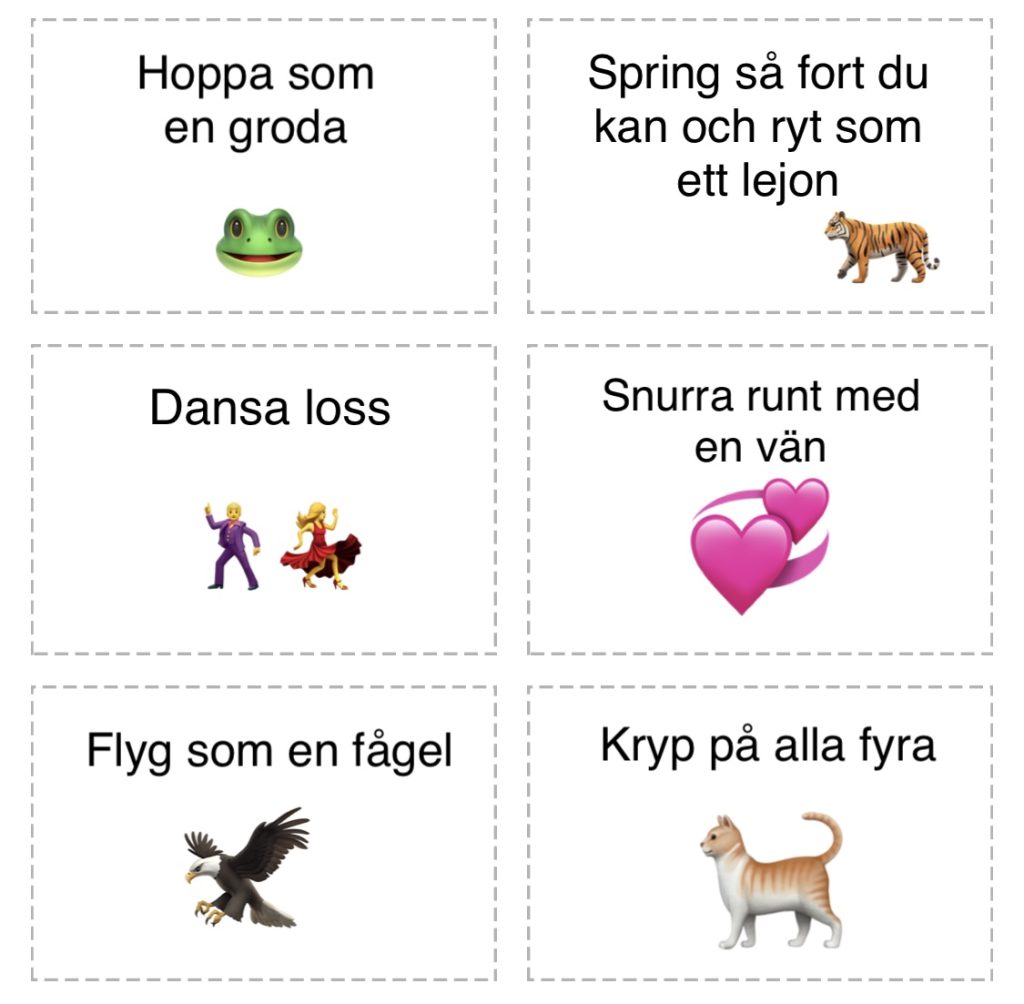 Uppdragskort-Samarbete/rörelse 18 kort | Teach Academy Uppdragskort-Samarbete/rörelse 18 kort | Teach Academy