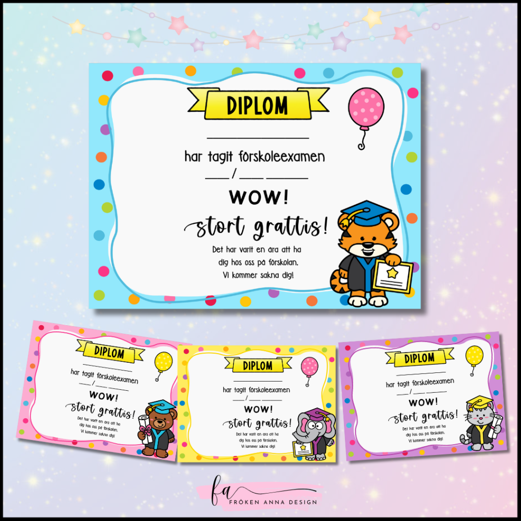 Diplom / Certifikat - sluta förskolan | Teach Academy Diplom / Certifikat - sluta förskolan | Teach Academy