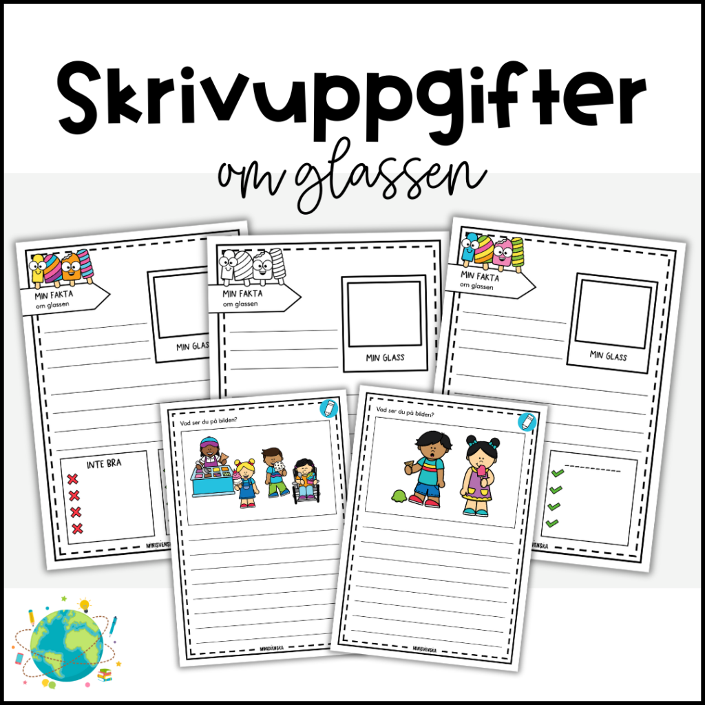 Glass - Skrivuppgifter | Teach Academy Glass - Skrivuppgifter | Teach Academy