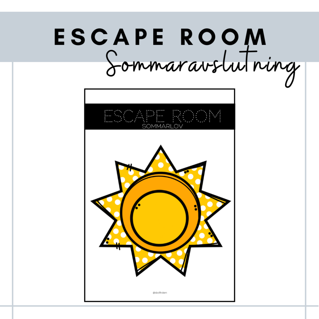 Escape Room Sommarlov Teach Academy
