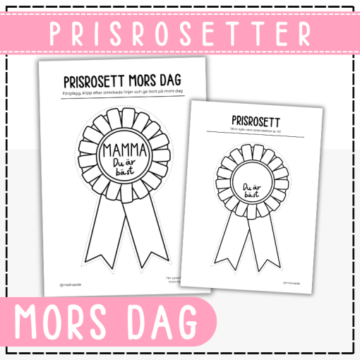 Pyssel till mors dag - prisrosett | Teach Academy Pyssel till mors dag - prisrosett | Teach Academy
